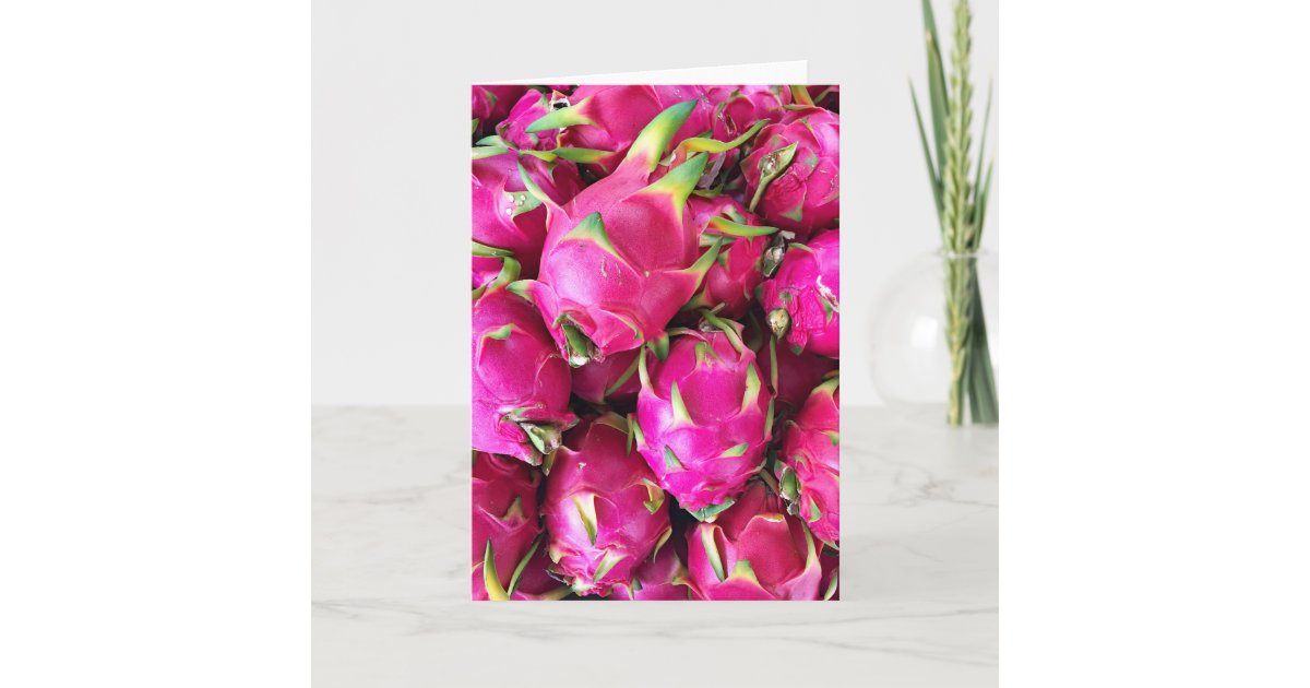 Dragon Fruit Card | Zazzle