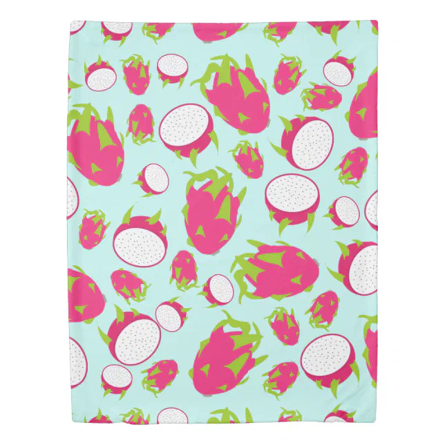Dragon Fruit Pattern Duvet Cover | Zazzle