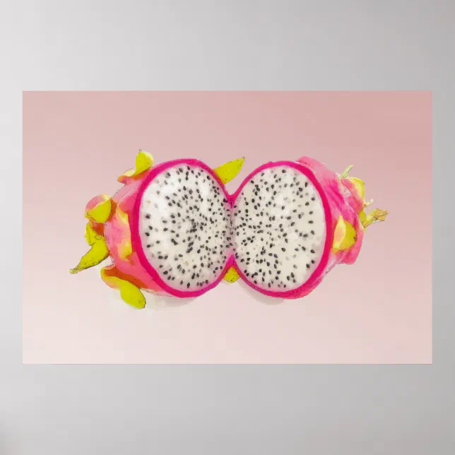 Dragon Fruit Poster | Zazzle