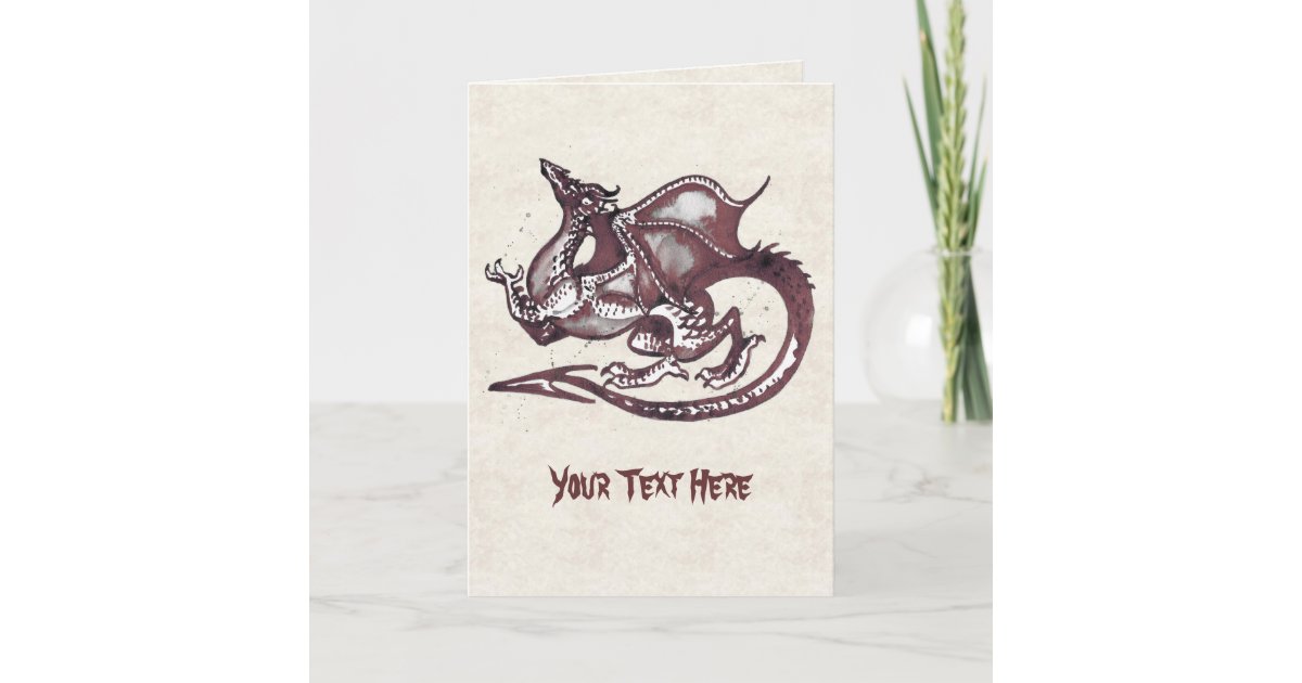 Dragon Greeting Card | Zazzle