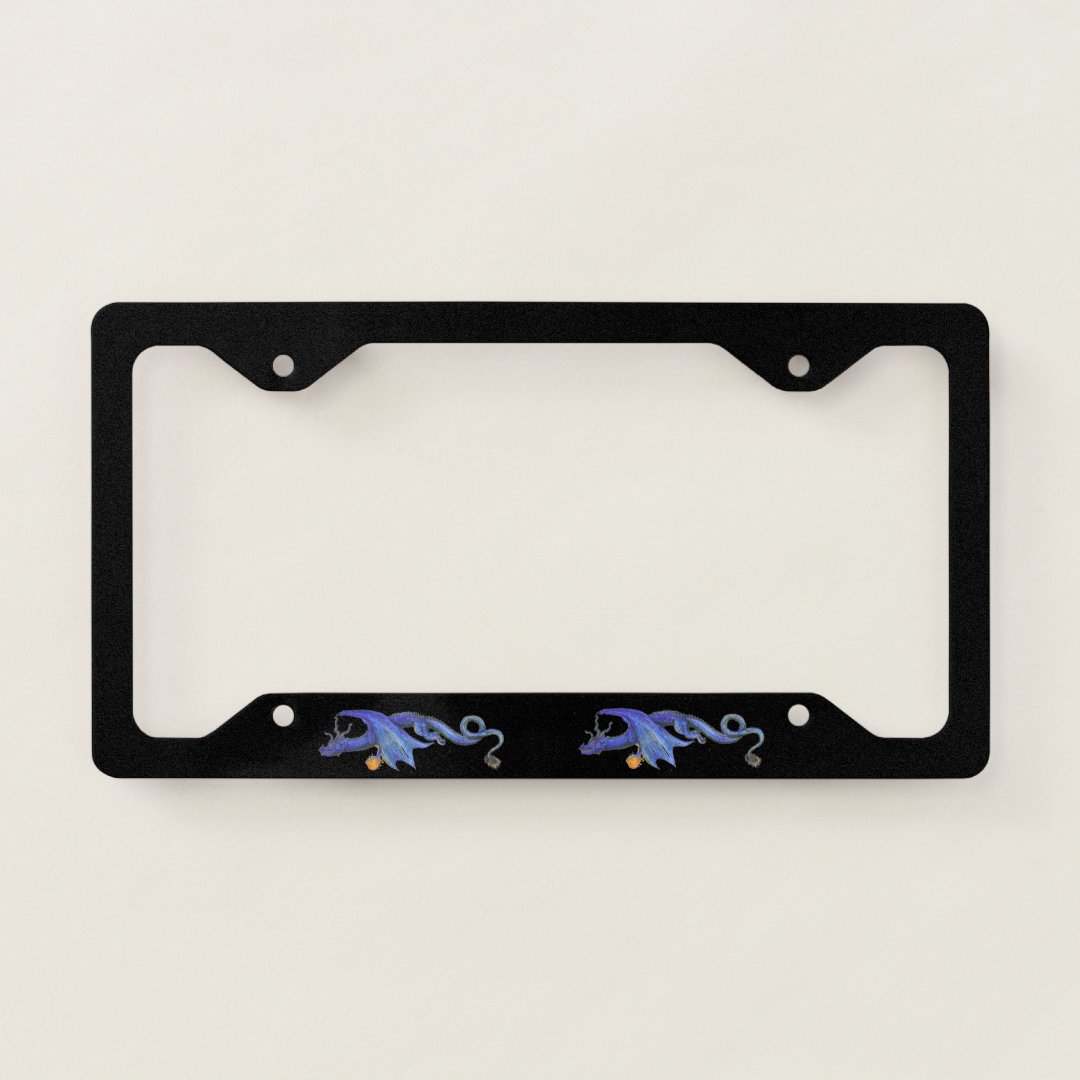 Dragon License Plate Frame | Zazzle