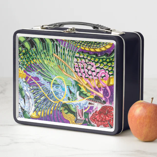 Dragon of the Rose w/ WS Logo 2025 Refresh Metal Lunch Box | Zazzle