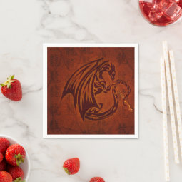 Dragon Paper Napkins | Zazzle