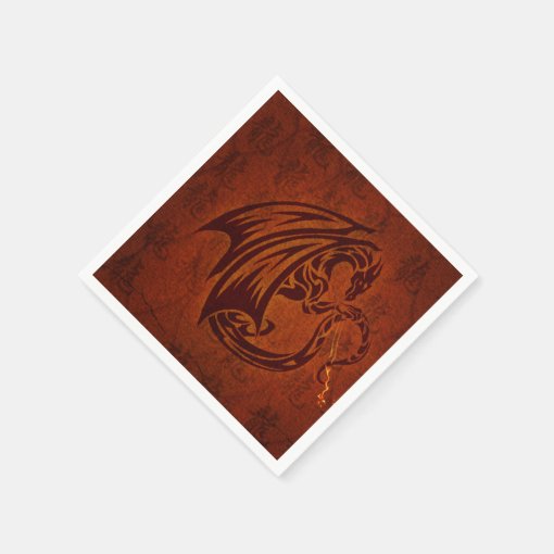 Dragon Paper Napkins | Zazzle
