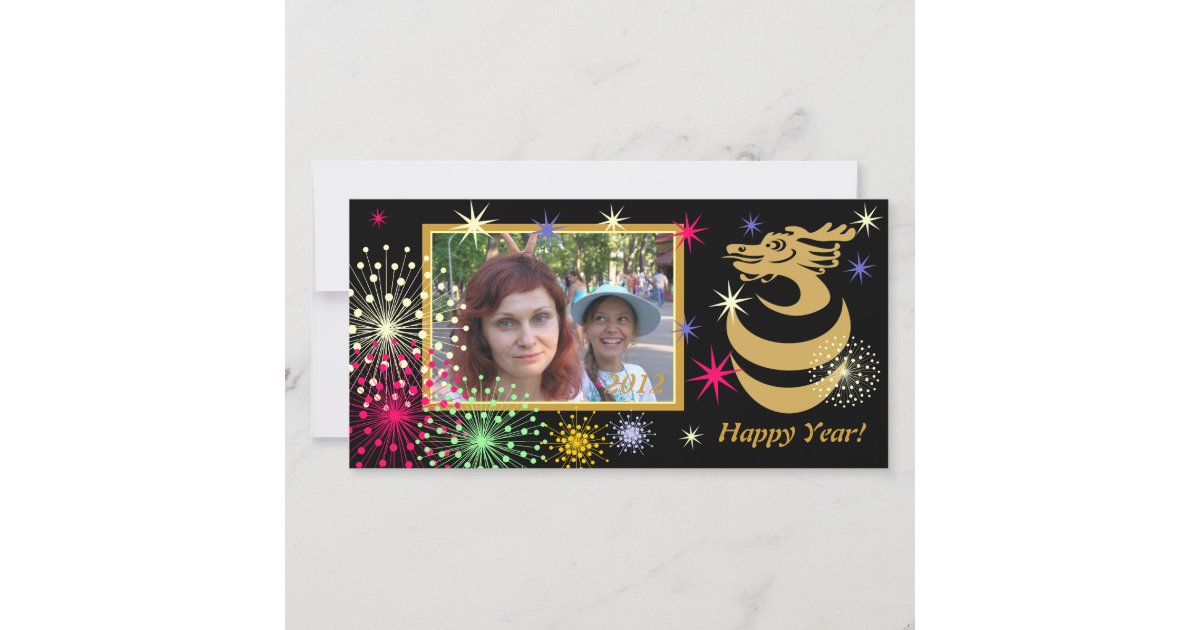 Dragon Photo Card | Zazzle