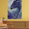 Dragon Portrait: Purple Poster | Zazzle