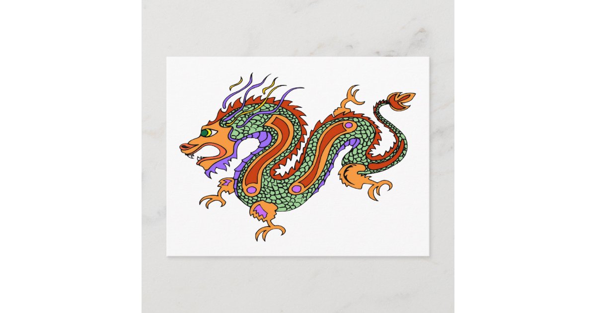 dragon postcard | Zazzle