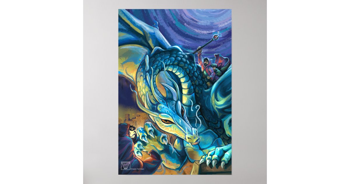 Dragon Rider Poster | Zazzle