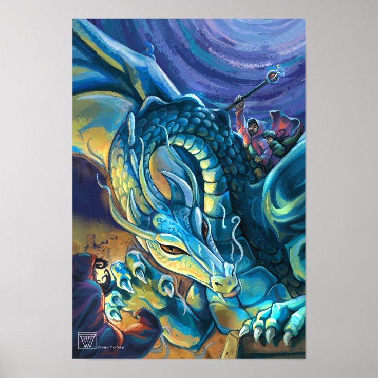 Dragon Rider Poster | Zazzle
