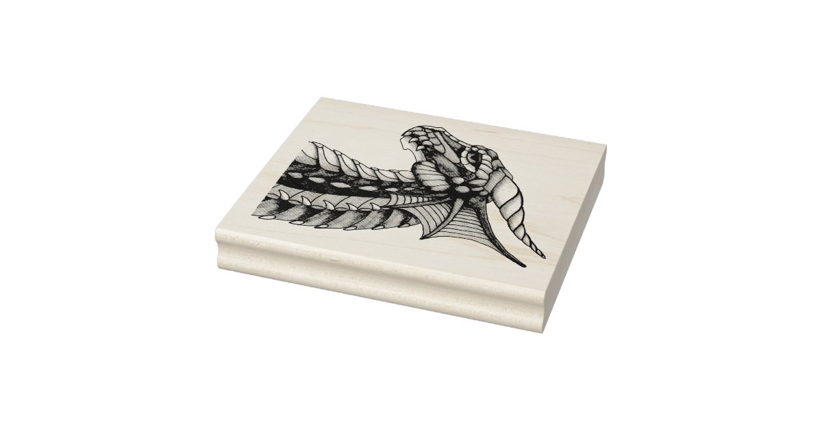 Dragon Rubber Stamp | Zazzle