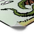Dragon Slayer 8-bit Pixel Art Poster | Zazzle
