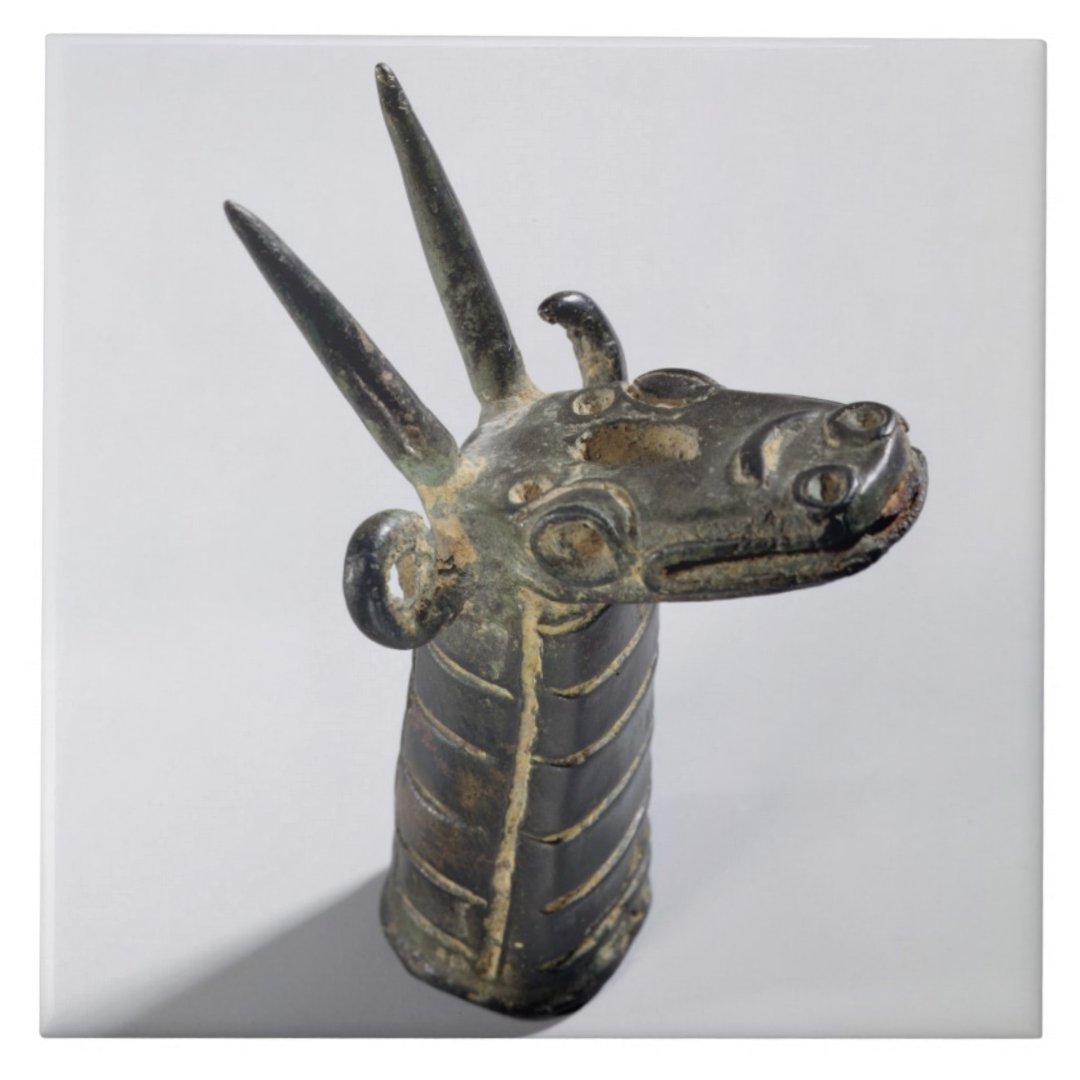 Dragon, symbol of the god Marduk, Late Assyrian Pe Tile | Zazzle