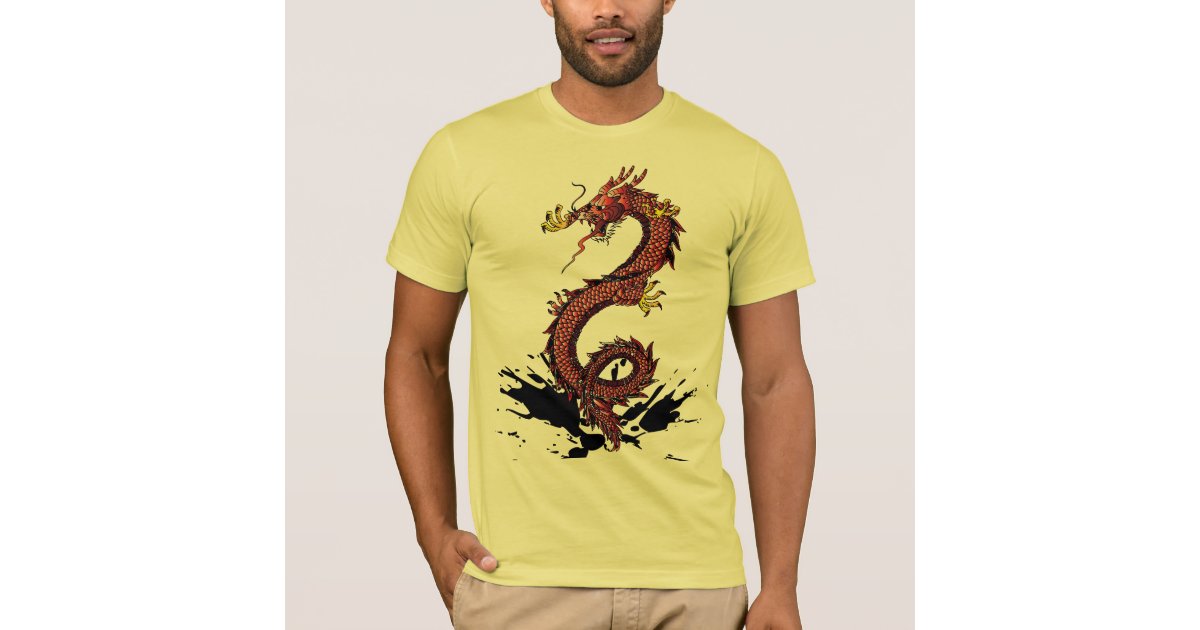 DRAGON T-SHIRT FOR MEN | Zazzle