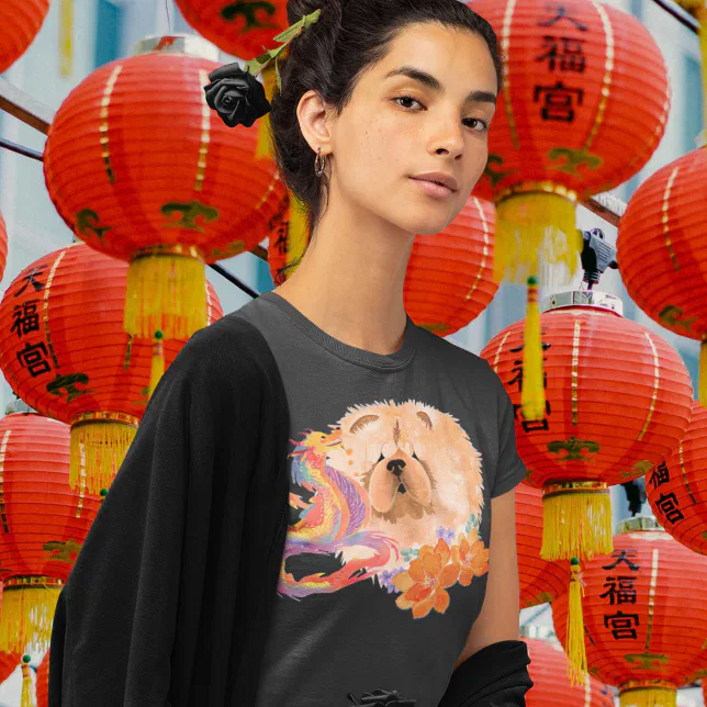 DRAGON-TALEZ CHOW Year of the Dragon T-Shirt | Zazzle