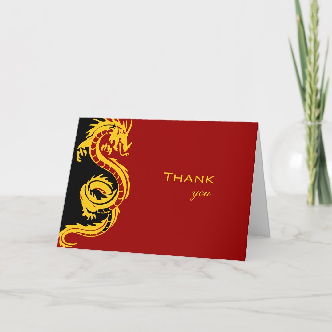 Dragon Thank You | Zazzle