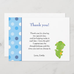 Dragon Thank You Card Note | Zazzle