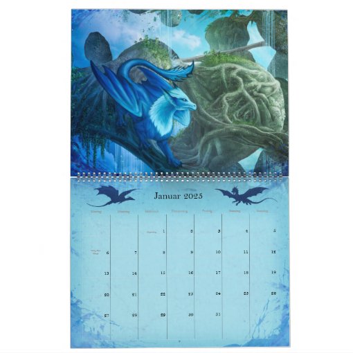 Dragon Worlds Calendar 2021 Calendar | Zazzle