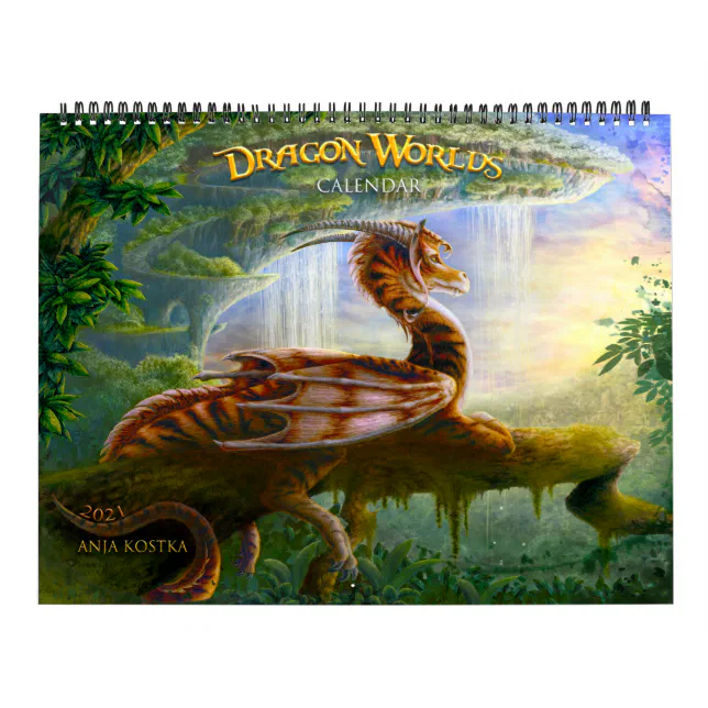 Dragon Worlds Calendar 2021 Calendar | Zazzle