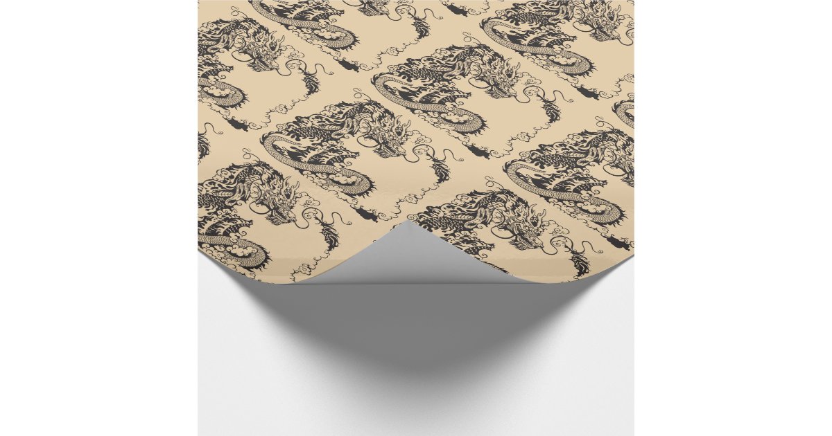 dragon wrapping paper | Zazzle