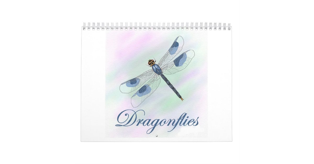 Dragonflies Calendar | Zazzle