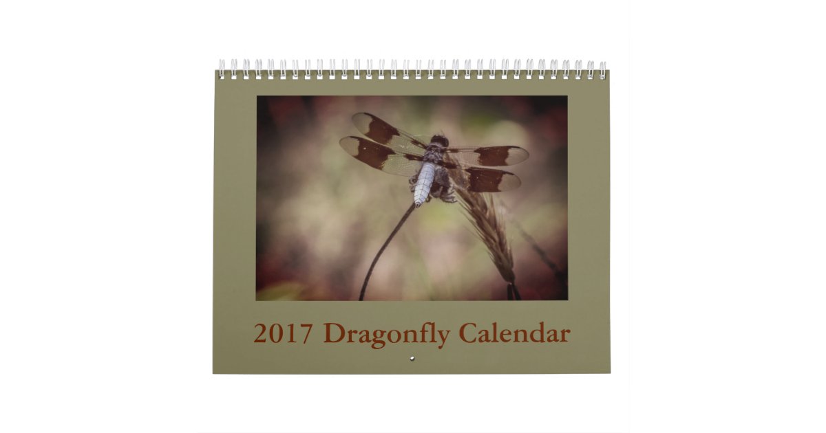 Dragonfly Calendar | Zazzle