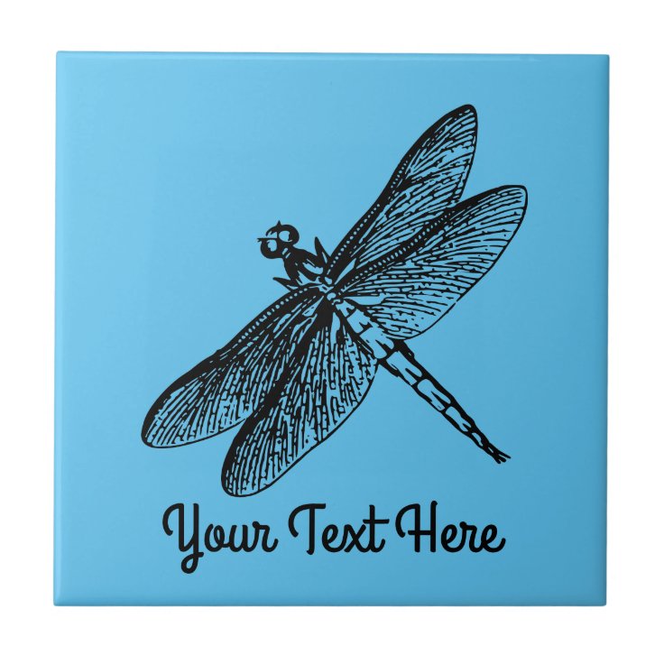 Dragonfly Ceramic Tile | Zazzle