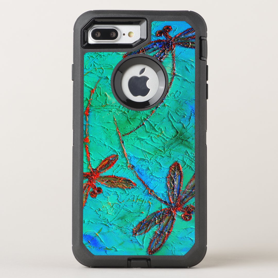 Dragonfly Dance Otter Phone Case | Zazzle