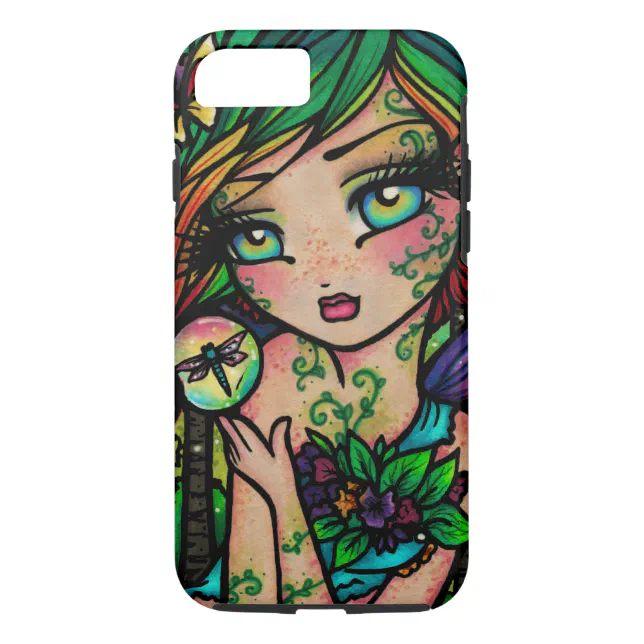 Dragonfly Fairy "Willow" Fae Fantasy Art Case-Mate iPhone Case | Zazzle