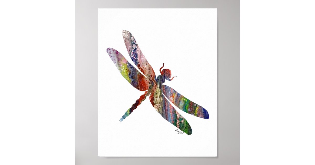 Dragonfly Gifts, Dragonfly Print, Dragonfly Poster | Zazzle