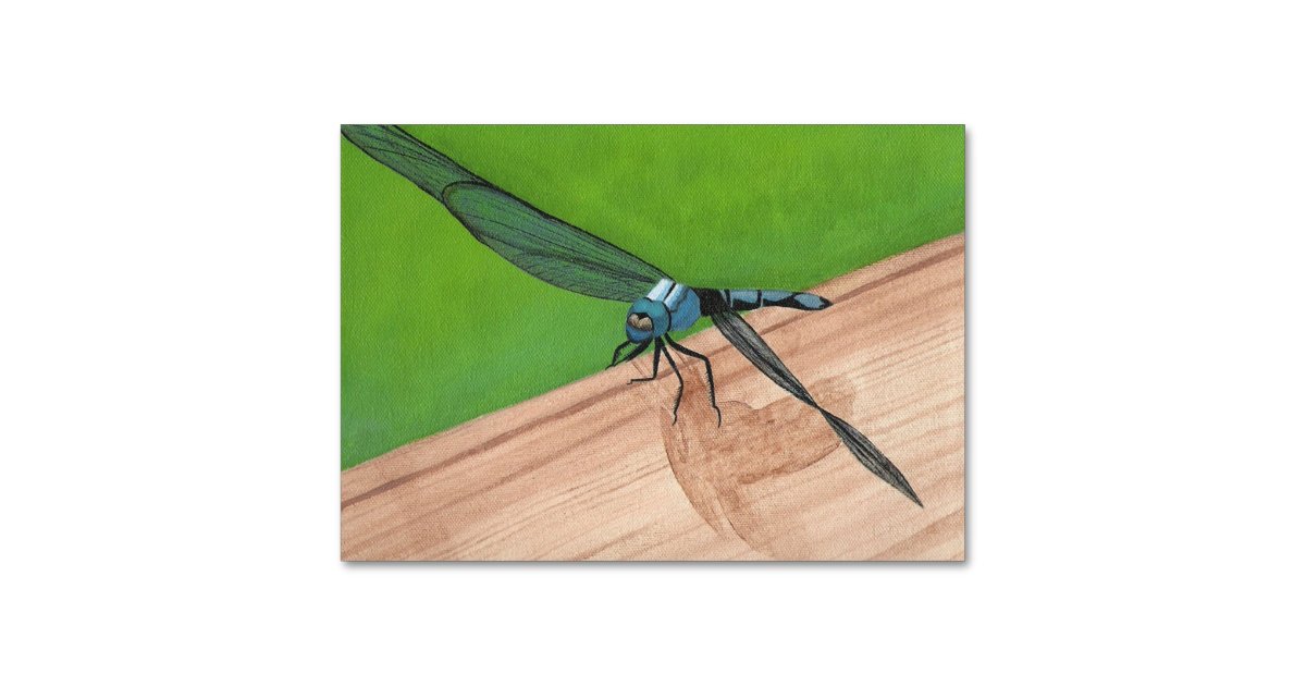 Dragonfly Insect Reading Flashcards Table Number | Zazzle