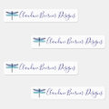 Dragonfly Labels for Fabric Crafter or Artist | Zazzle