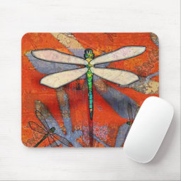 Dragonfly Mouse Pad | Zazzle