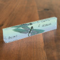 Dragonfly Name Plate | Zazzle