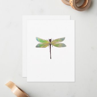 Dragonfly Note Card | Zazzle