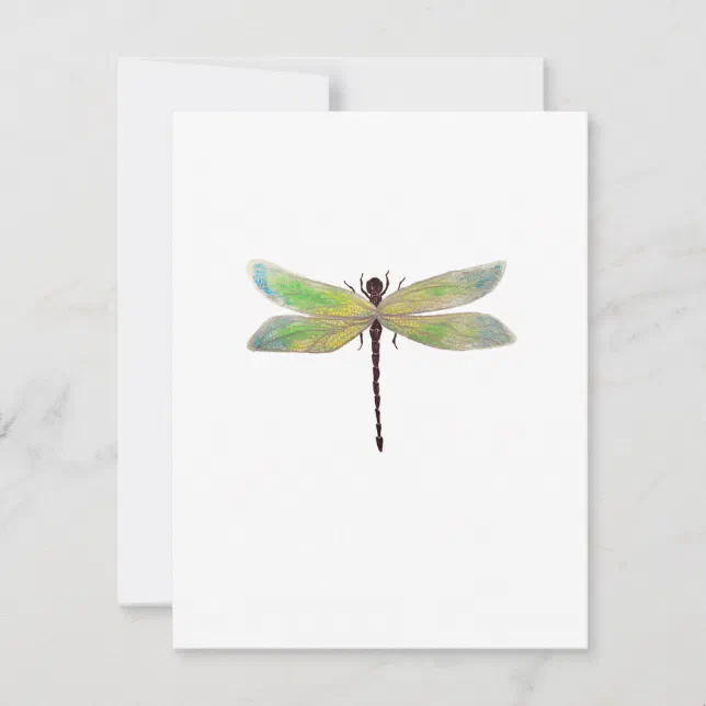 Dragonfly Note Card | Zazzle