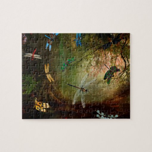 Dragonfly Playground Jigsaw Puzzle | Zazzle