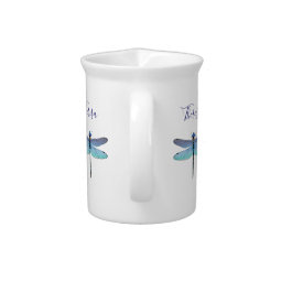 Dragonfly Porcelain Drink Pitchers | Zazzle