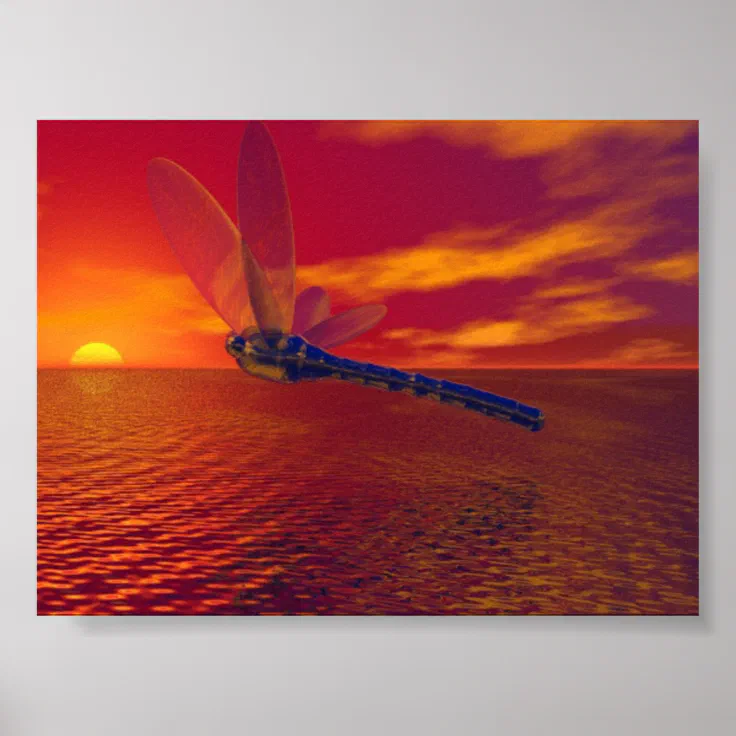 Dragonfly Poster | Zazzle