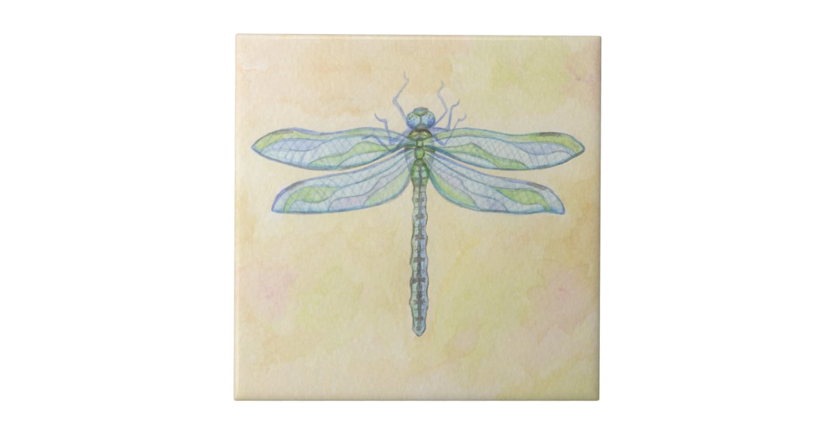 Dragonfly tile | Zazzle