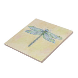 Dragonfly tile | Zazzle