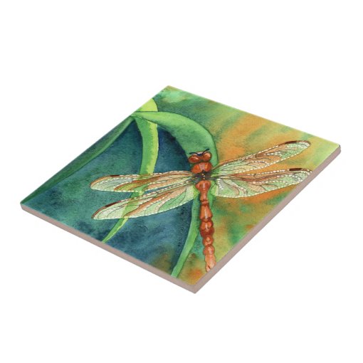 Dragonfly Tile | Zazzle