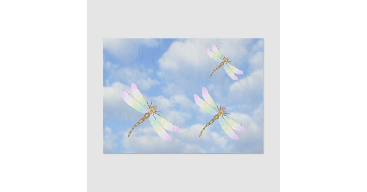Dragonfly Tissue Paper | Zazzle