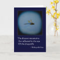 Dragonfly with Haiku blank or greeting card | Zazzle