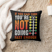 Dragster Saying Race car Driver Skill Drag Racing Throw Pillow | Zazzle
