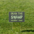 Drain The Swamp Yard Sign | Zazzle