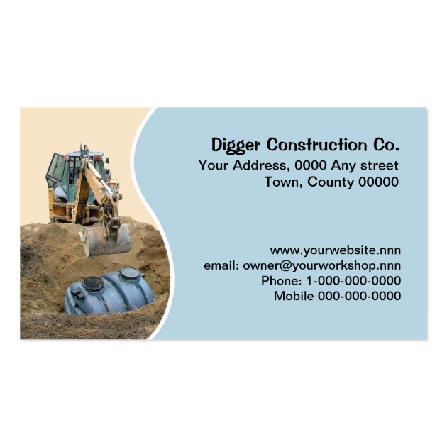 Drainage business card