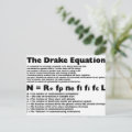 Drake_Equation Postcard | Zazzle