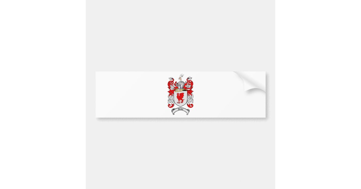 DRAKE FAMILY CREST - DRAKE COAT OF ARMS BUMPER STICKER | Zazzle