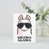 Drama Llama Postcard | Zazzle