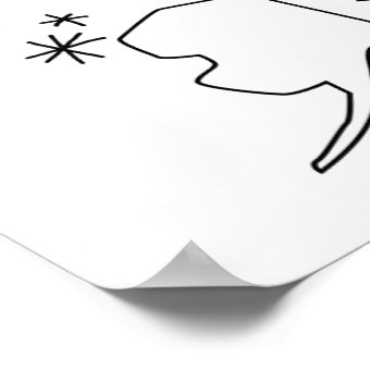 Draw On American Travel Map - Fill in Poster | Zazzle